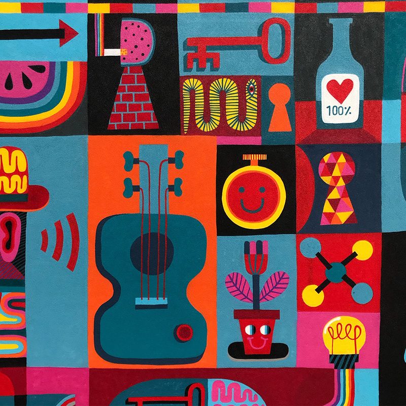 Munich Mural. MOCA museum of contemporary art. - David Shillinglaw