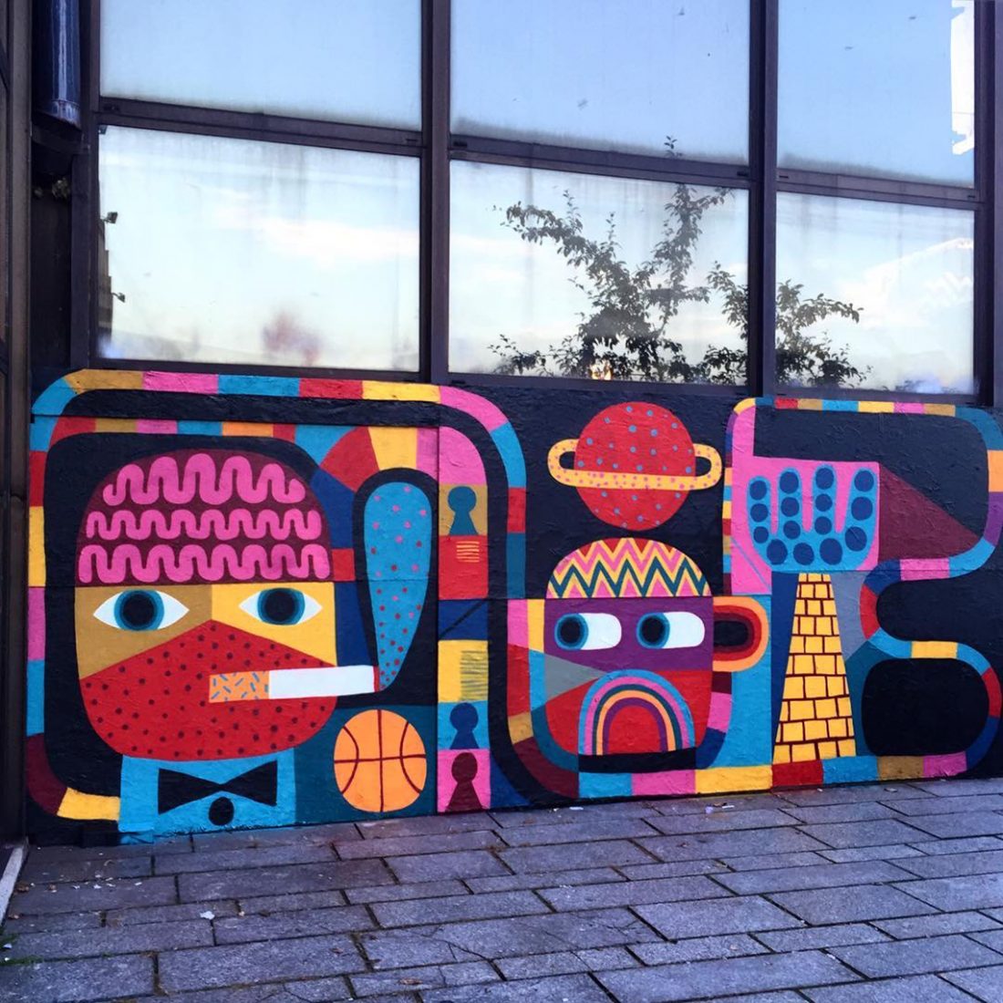 Small murals and shutters. - David Shillinglaw