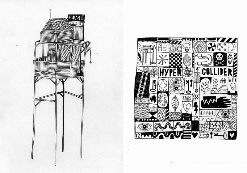 Black and white drawings. - David Shillinglaw