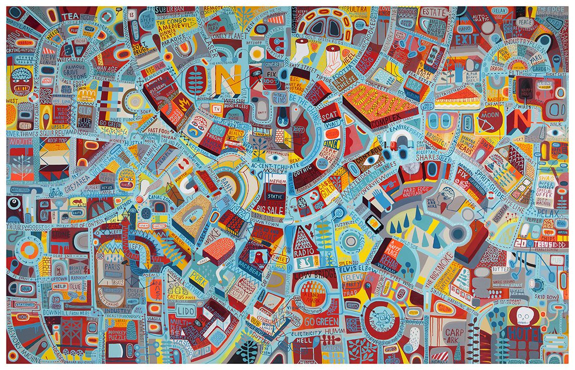 Work on canvas. - David Shillinglaw