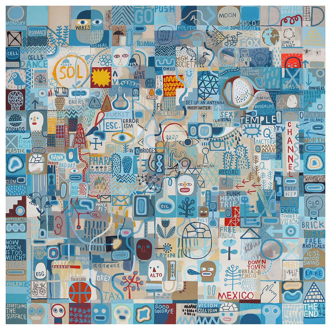 Work on canvas. - David Shillinglaw