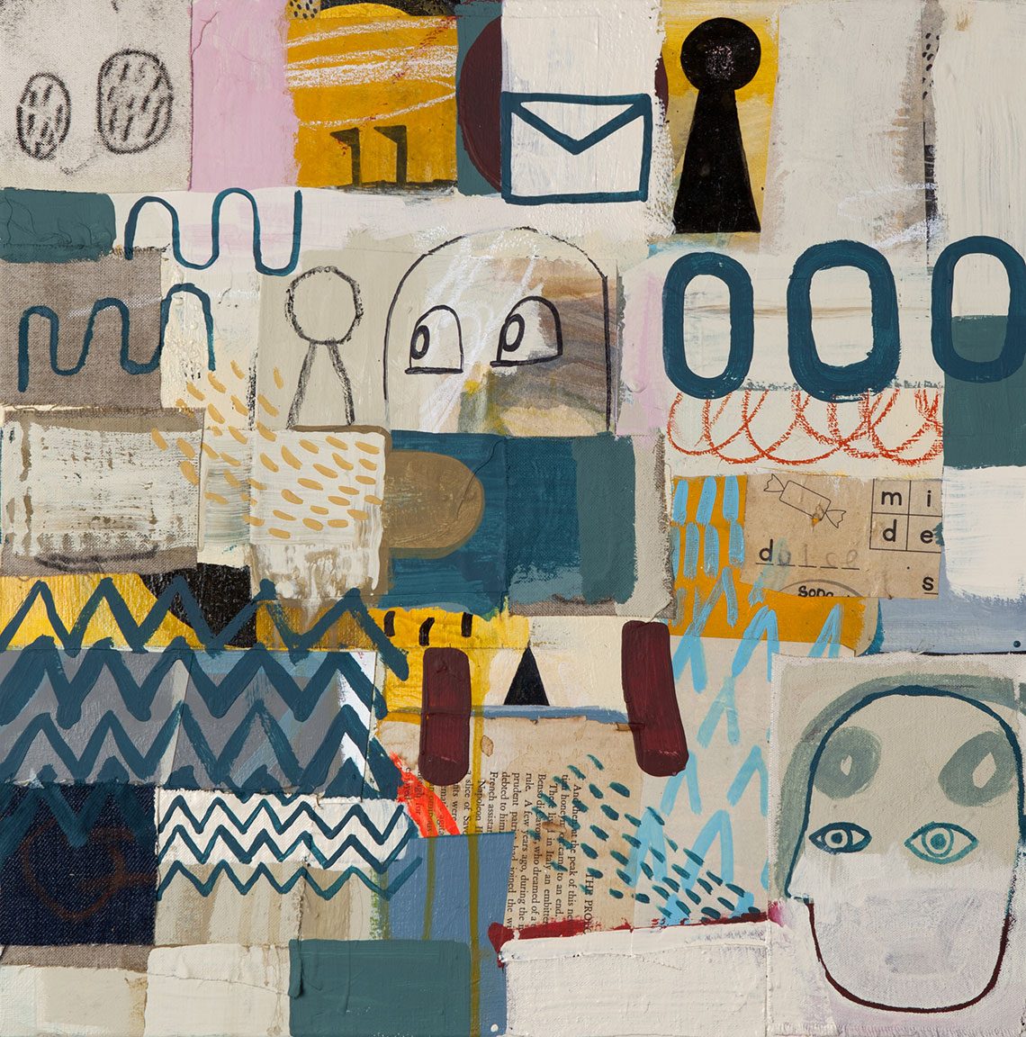 Work on canvas. - David Shillinglaw